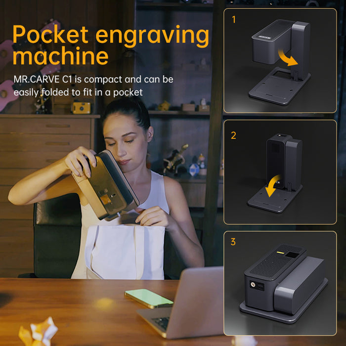 MR.CARVE C1 Foldable Laser Engraving Machine – Mr Carve