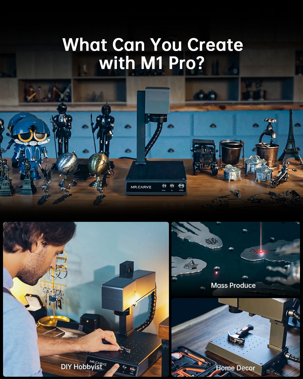 MR.CARVE M1 Pro Protable Fiber Laser Marking Machine – Mr Carve